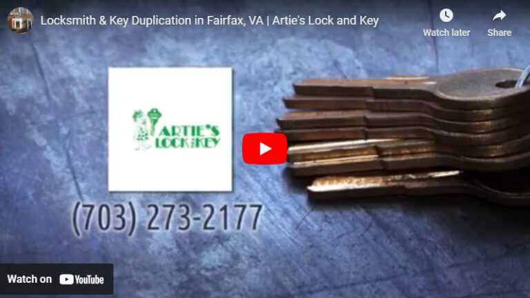 Trusted Locksmith in Fairfax, VA | Artie's Lock and Key